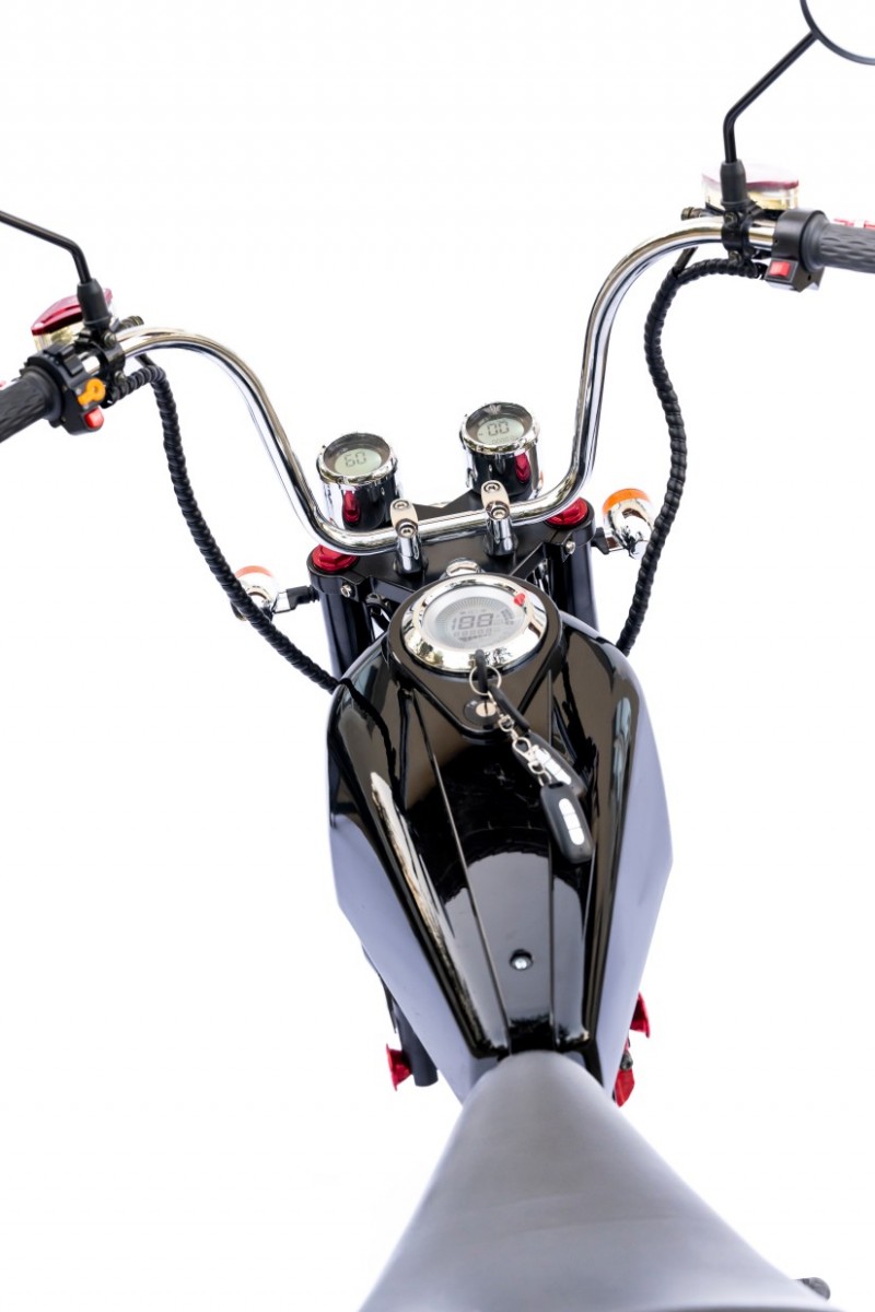 Scuter Electric NZITA X12 Stil CHOPPER, Motor 3000W, Autonomie 80 km ...